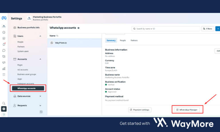Set Up WhatsApp Business in Meta Suite Step by Step (2025) | WayMore